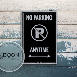 Custom No Parking Sign | Metal Parking Sign | Custom Metal Sign ...