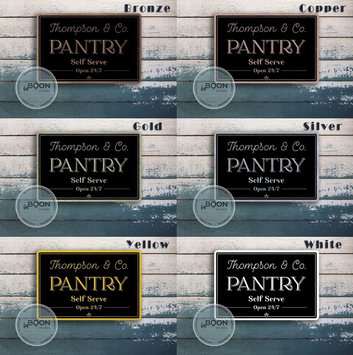 Custom Pantry Sign Pantry Decor Metal Kitchen Sign Food | Etsy