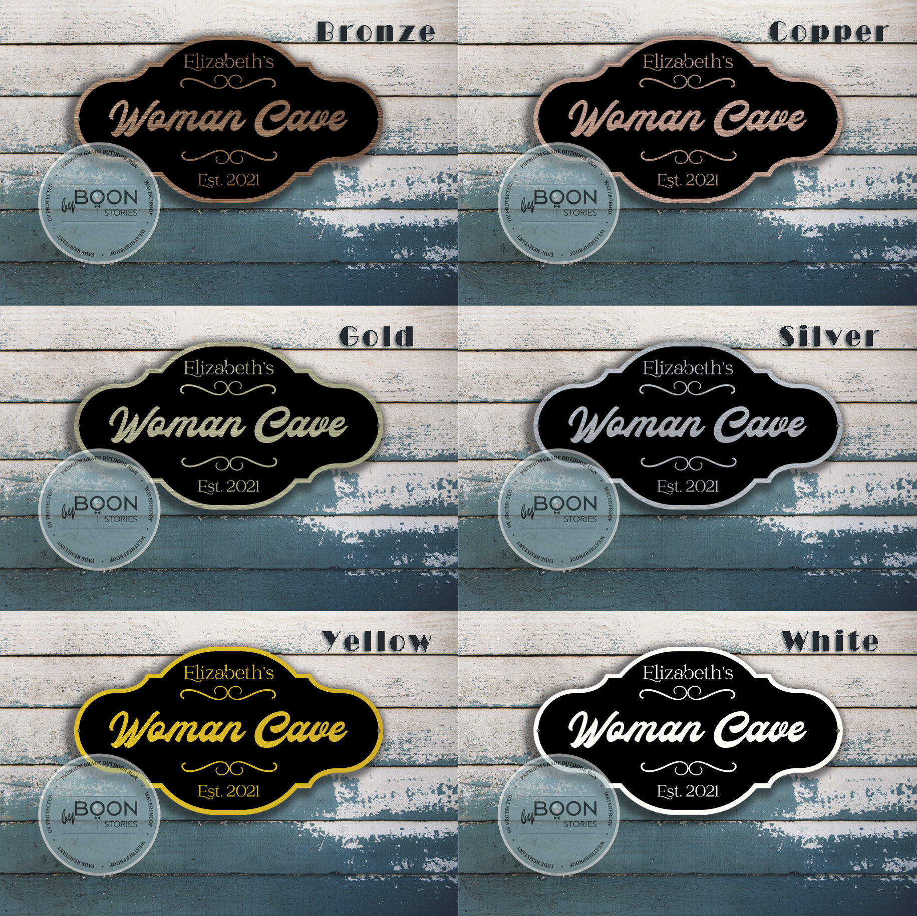 Custom Woman Cave Sign She Shed Sign Personalised Gifts - Etsy