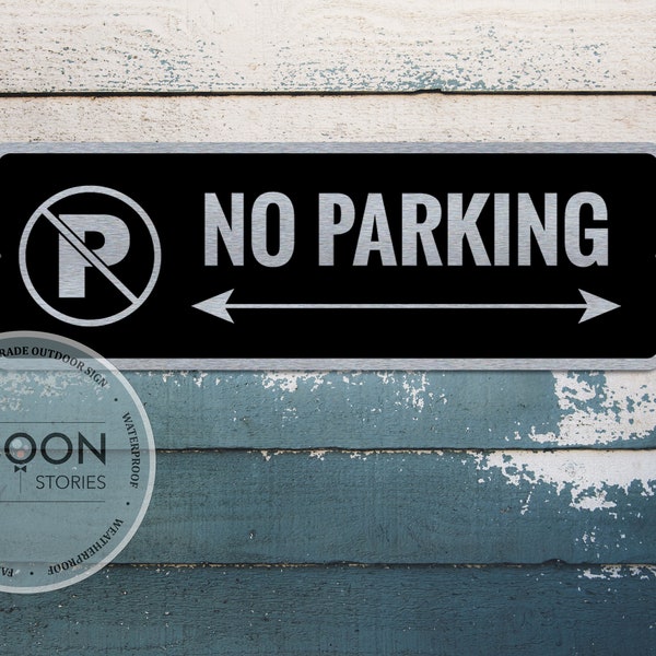 Metal No Parking Sign - Etsy