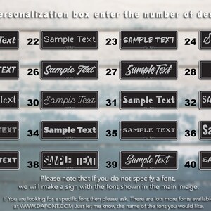 Custom Text Sign Customisable Plaque Personalised Sign Vintage Frame ...