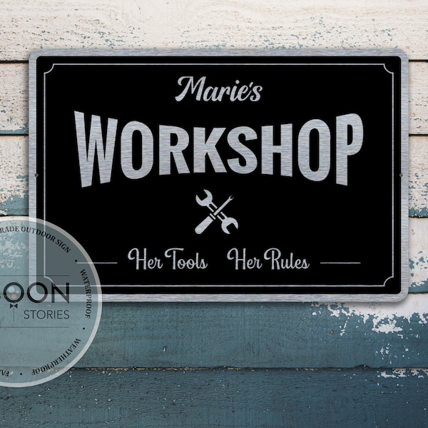 Workshop Sign - Etsy
