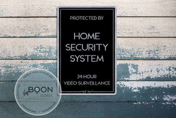 Home Security Systems Signs