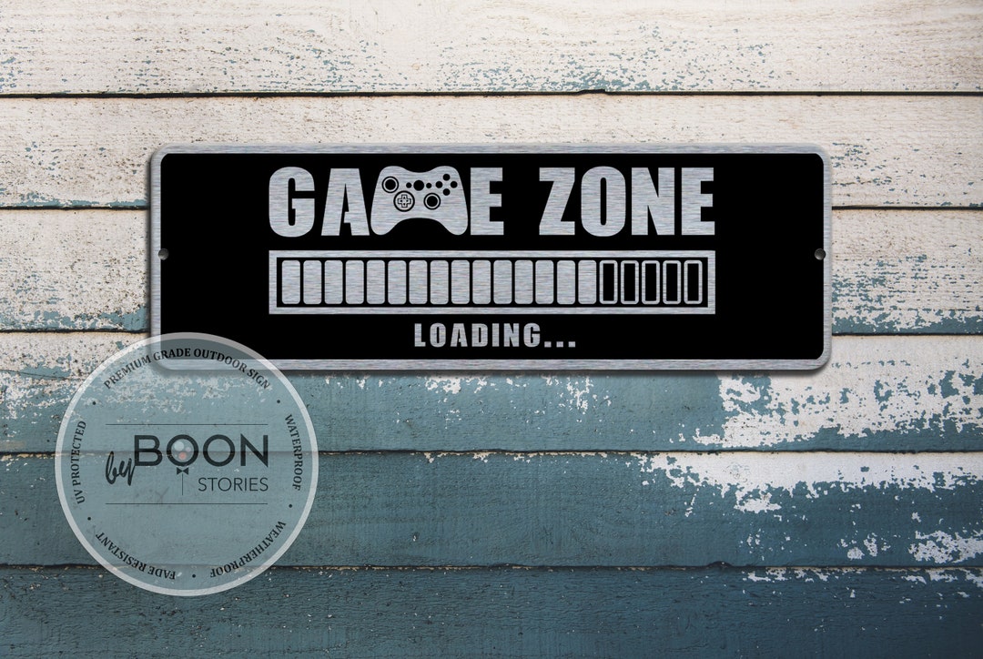 Custom Game Zone Sign | Custom Gamer Sign | Kids Room Sign | Arcade ...