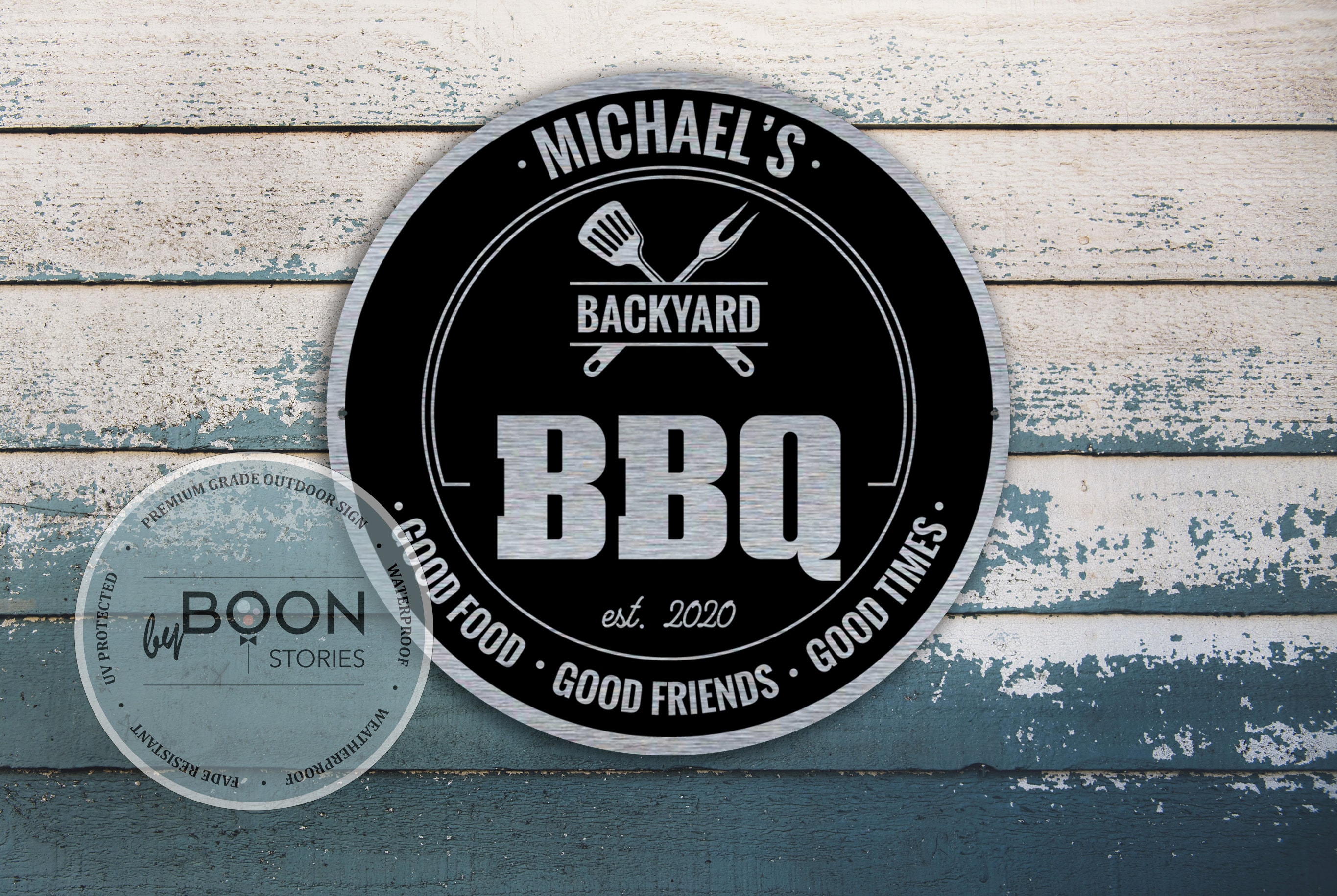 Custom BBQ Sign Bar and Grill Sign Personalized Sign Bar | Etsy