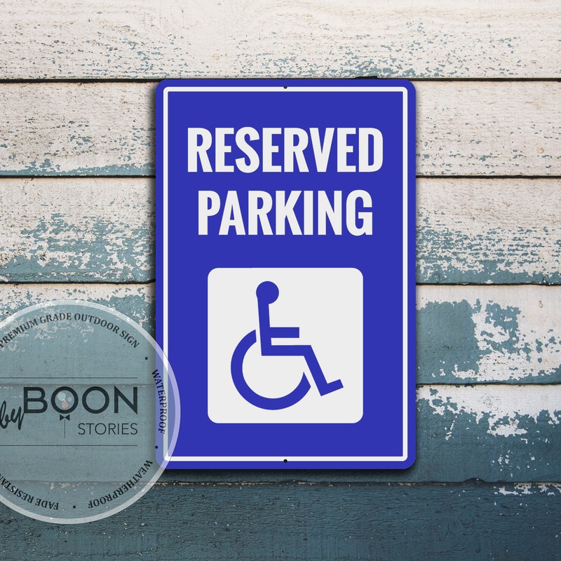 Handicapped Sign - Etsy