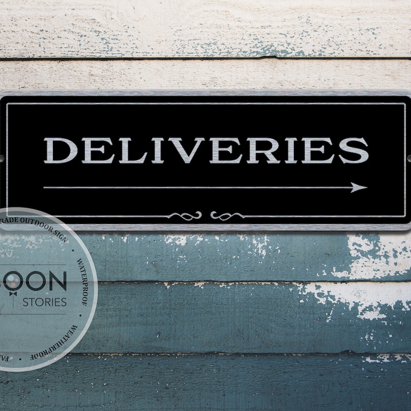 All Deliveries to Side Door Sign - Etsy