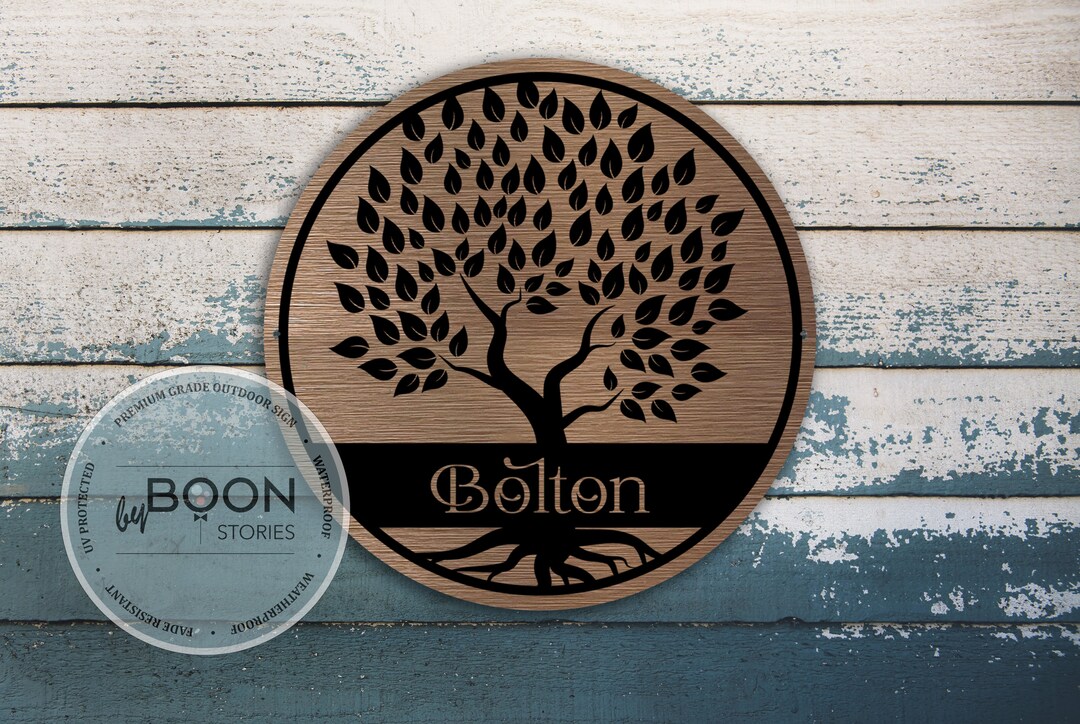 Custom Family Tree Sign Personalized Family Tree Tree of Life Sign Wall ...