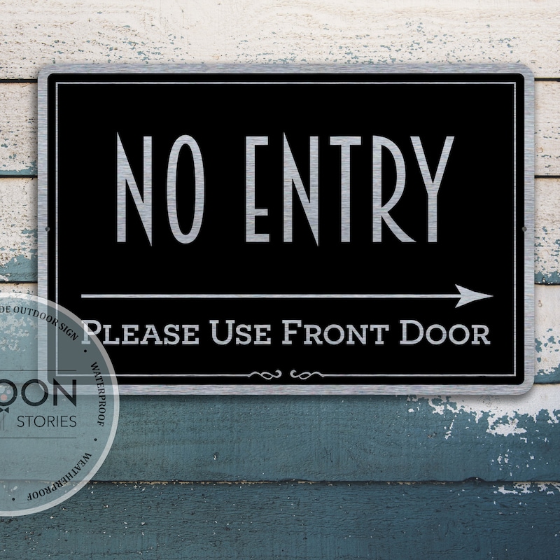 Entry Sign - Etsy