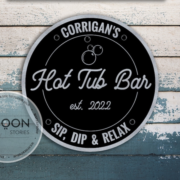 Hot Tub Signs - Etsy