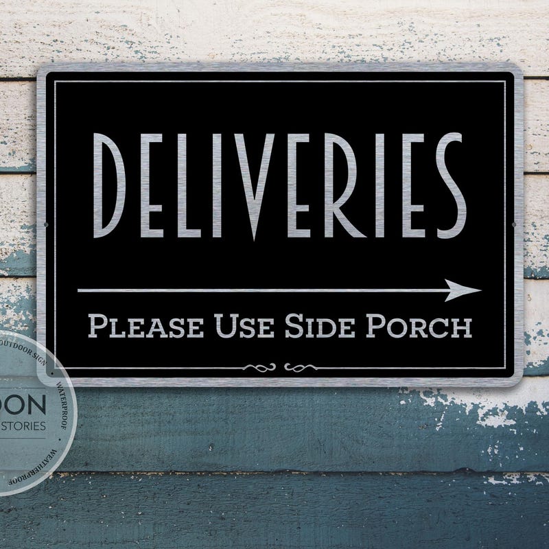 Custom Delivery Sign - Etsy