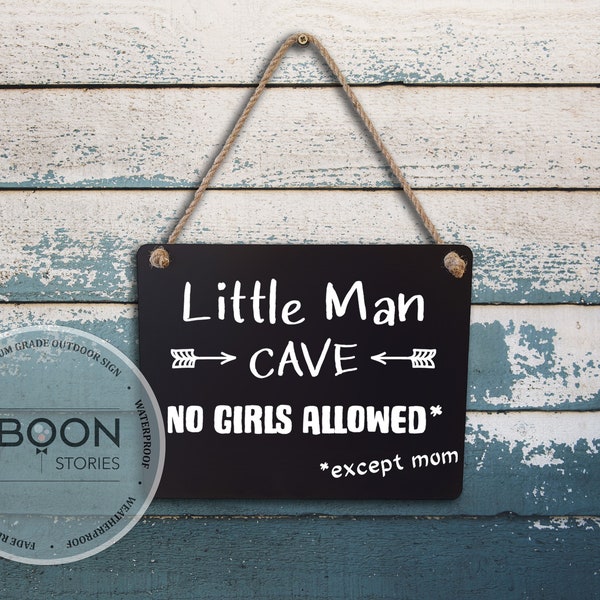 Little Man Door Sign - Etsy