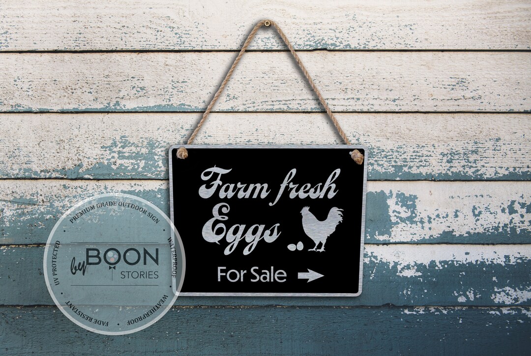 Custom Farm Fresh Eggs Sign | Farmhouse Wall Sign | Fresh Eggs for Sale ...
