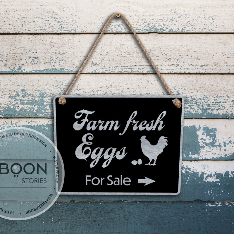 Fresh Eggs Sign - Etsy