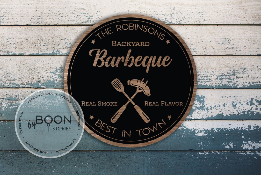 Custom Barbeque Sign | Bar Sign | Personalized Sign | BBQ Bar Sign ...