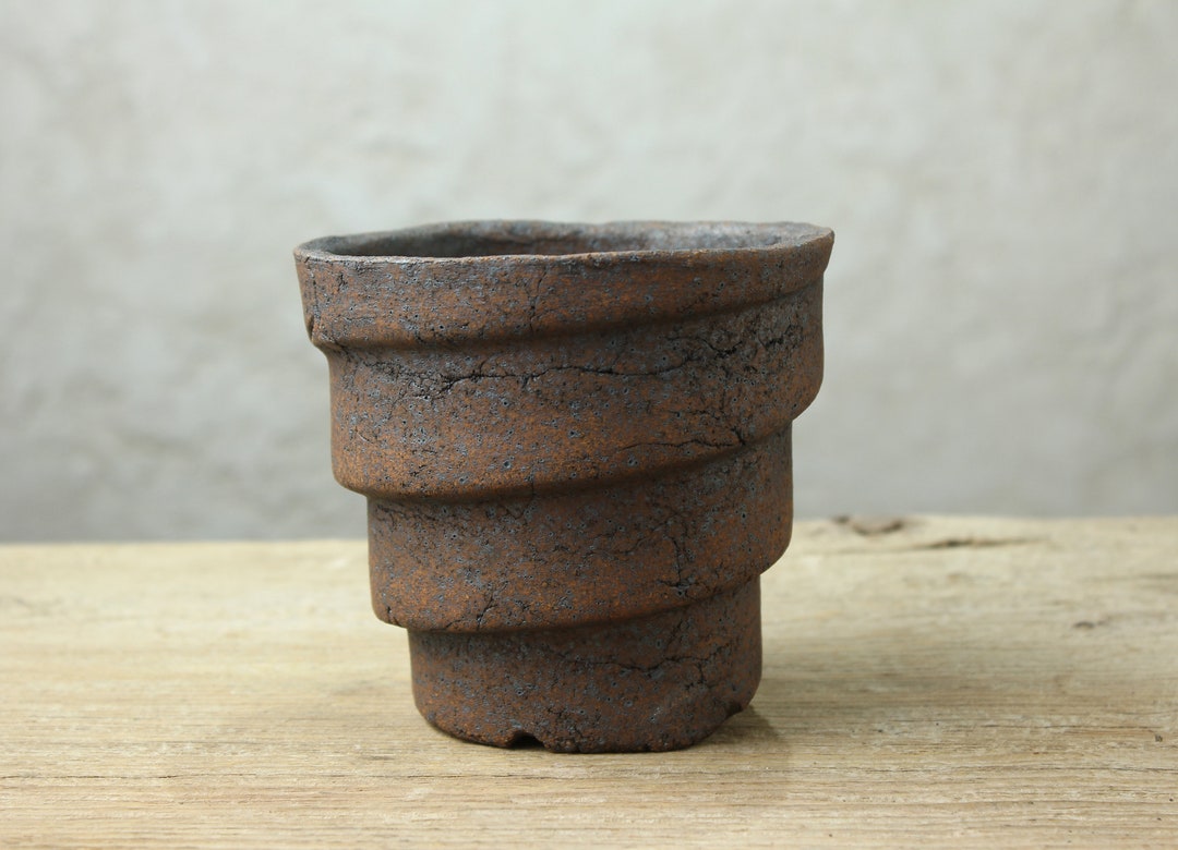 Stoneware Pot. Medium Ziggurat Model. Pots for All Kinds of Plants ...