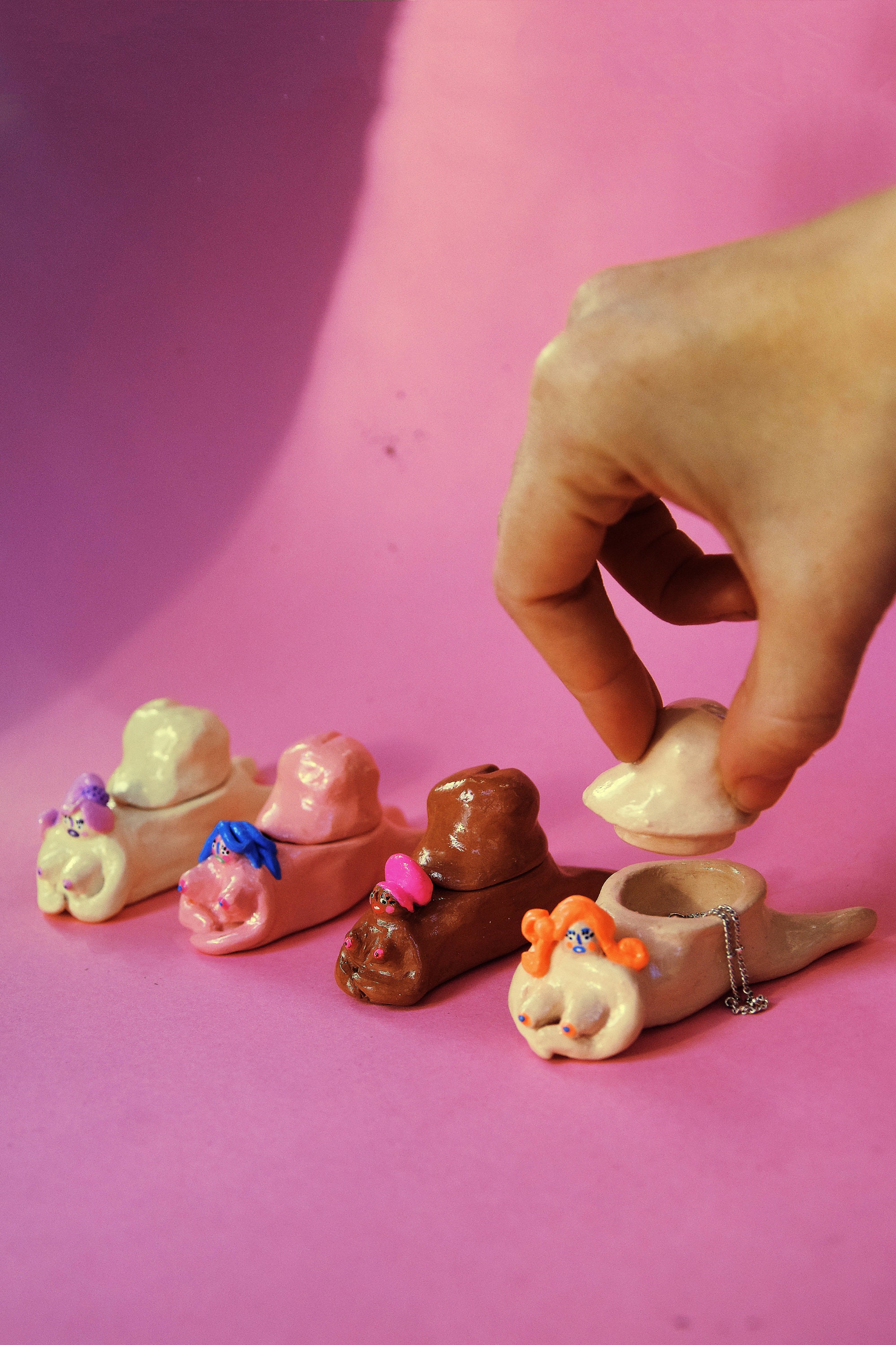 Women's Boxes, Precious/secret Clay Objects, Handmade - Etsy