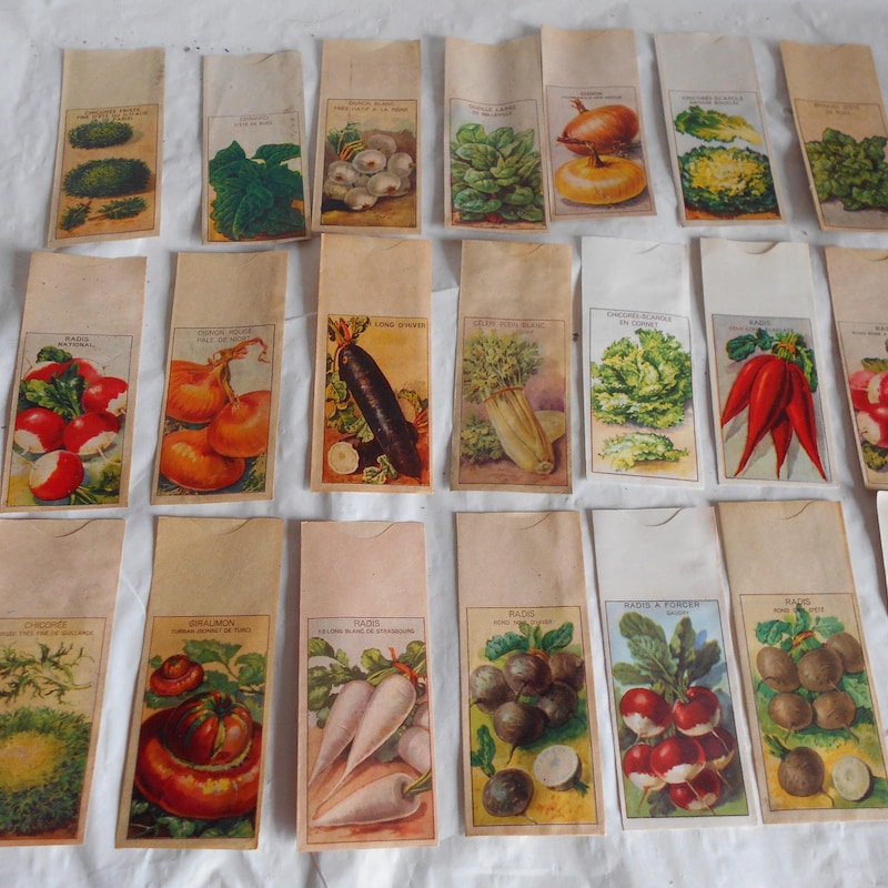 Antique Seed Packets - Etsy