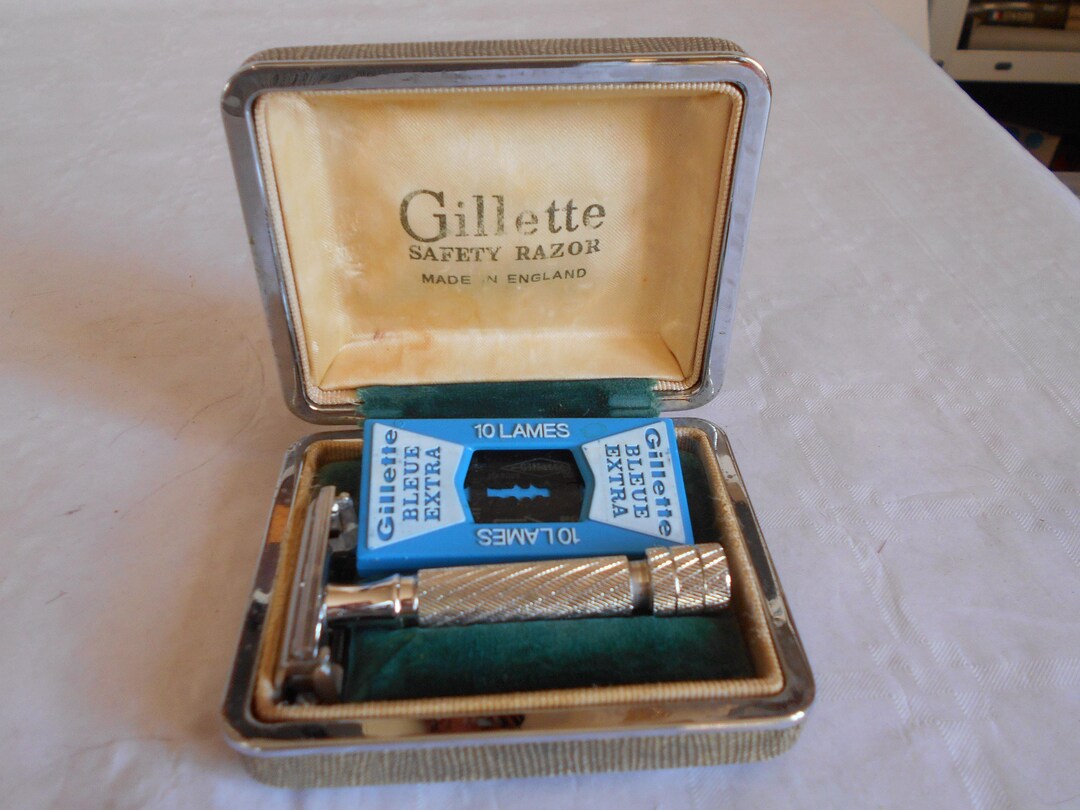 Vintage Safety Razor 1963 Gillette Aristocrat Made in England With ...