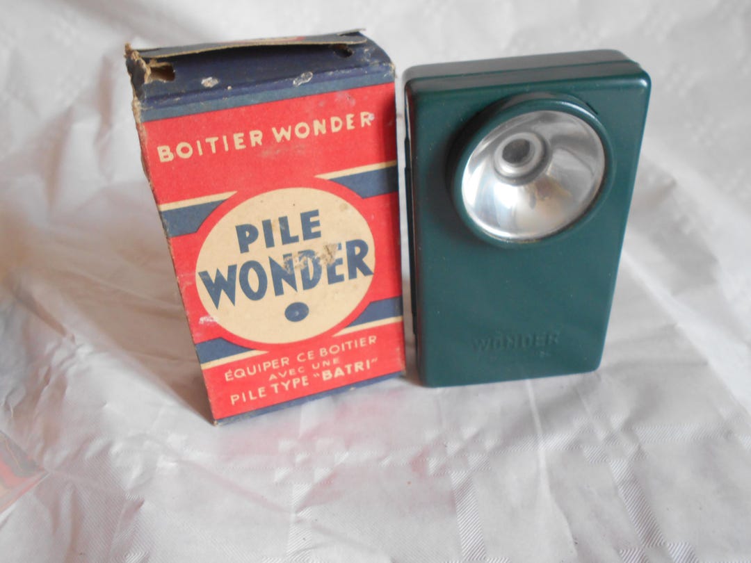 Vintage Pocket Torch French Pile Wonder Tyrol 1950s Boxed Old Stock ...