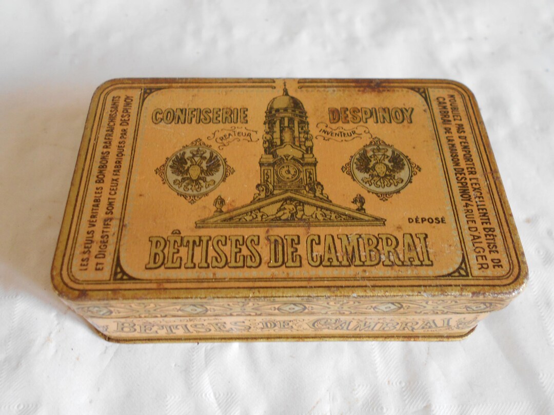 Vintage Sweet Tin 1920s Betises De Cambrai Confiserie Despinoy - Etsy