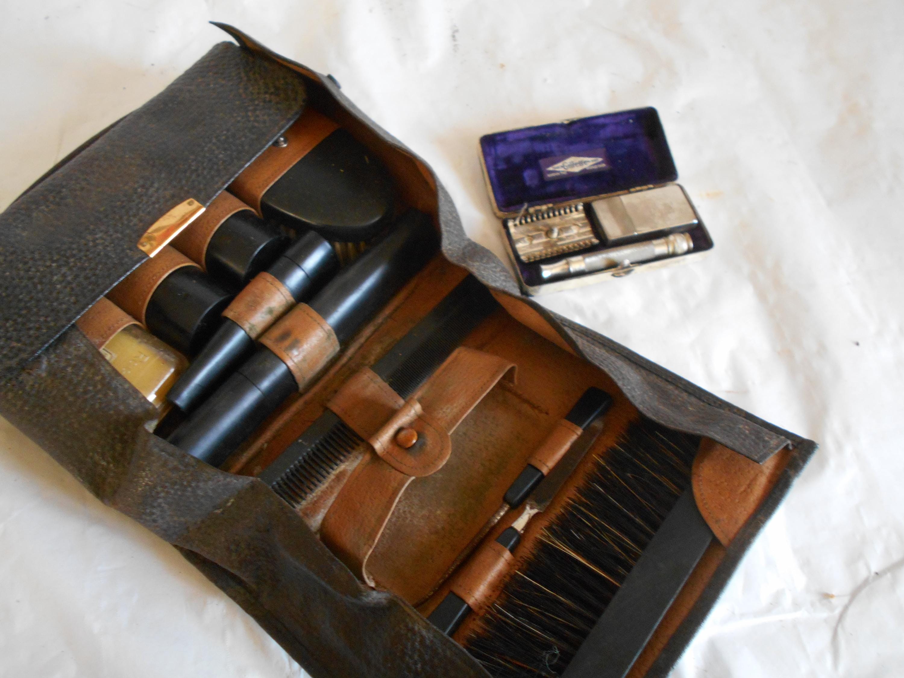 Vintage Gillette Goodwill Safety Razor Travel Set 1930s French Importe ...