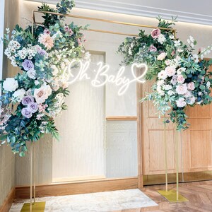Double Arch Wedding Backdrop, Collapsible Event Arbor - Etsy UK