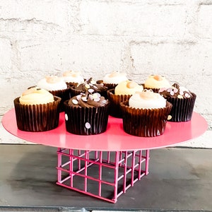 Mesh Cake Stand - Industrial Cake Stand - Wedding Cake Platform - Heavy ...