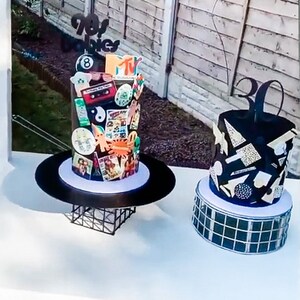 Mesh Cake Stand - Industrial Cake Stand - Wedding Cake Platform - Heavy ...