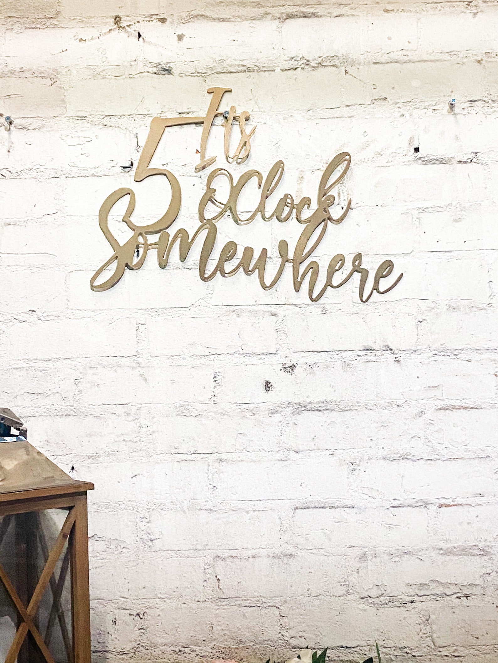 Metal Bar Sign Its 5 O'clock Somewhere drinks Wall - Etsy UK