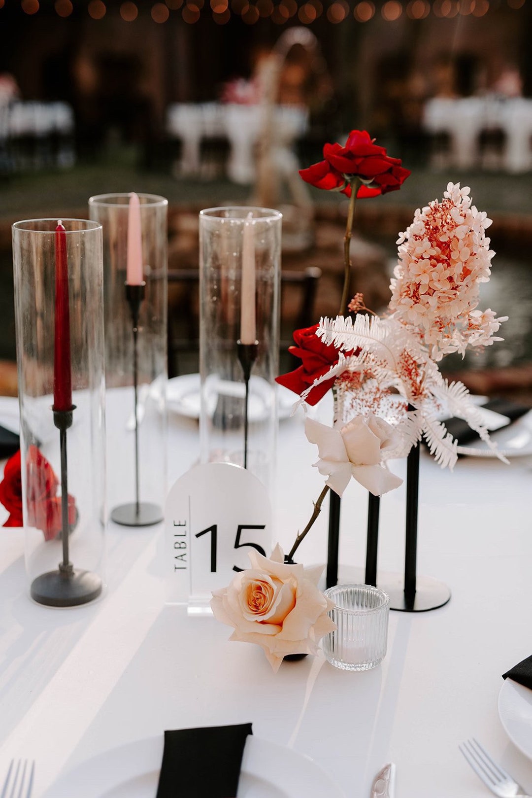 Single Stem Vases, Flower Centrepieces, Wedding Centrepiece, Floral ...