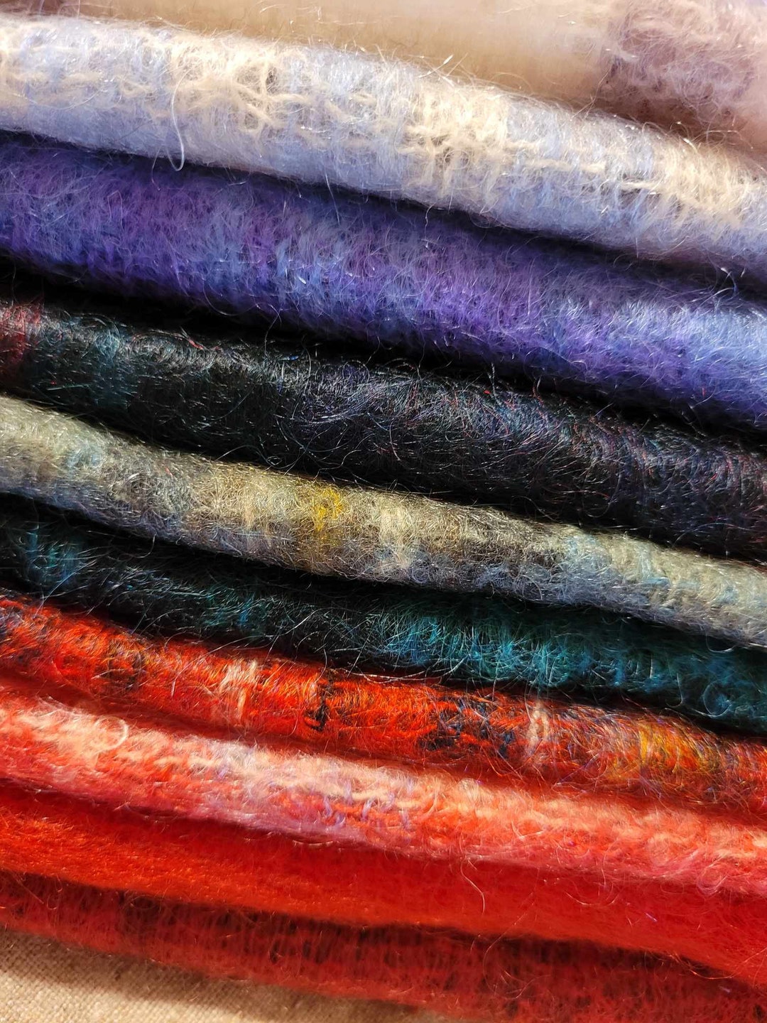 MOHAIR CLOUDS WOOL, Wool, Mohair Bundle, Remnants, Wool Scraps. - Etsy