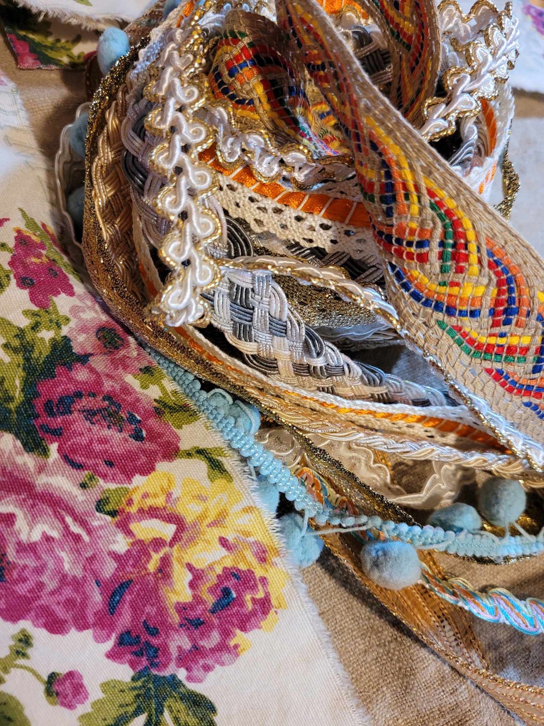 11 Crazy Ribbons. Schabby Chic, Bookbinding , Journaling, Collage ...