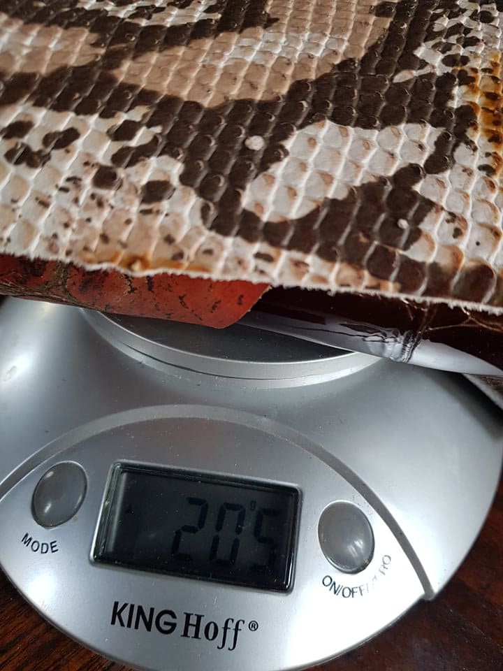 RED VIPER Leather Scraps,real Sheep and Cow Skin,leather Fabric for ...