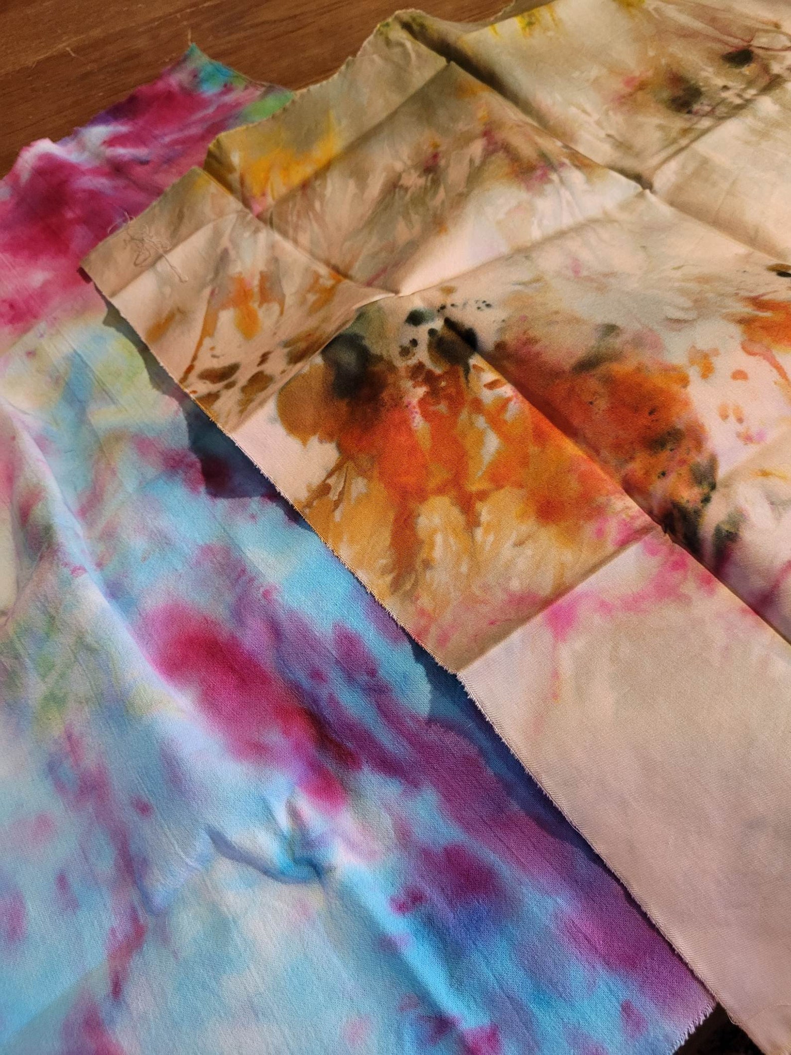 IN THE MORNING, 11 Pieces, Cotton, Hand Dyed, Cotton and Linen Fabrics ...