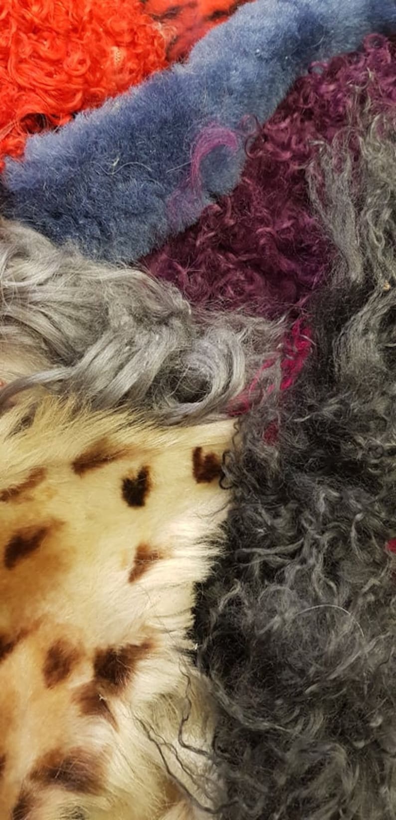 Fur Scraps 200g 7.5 Oz Bag of Mixed Fur Scraps Fur Offcuts | Etsy