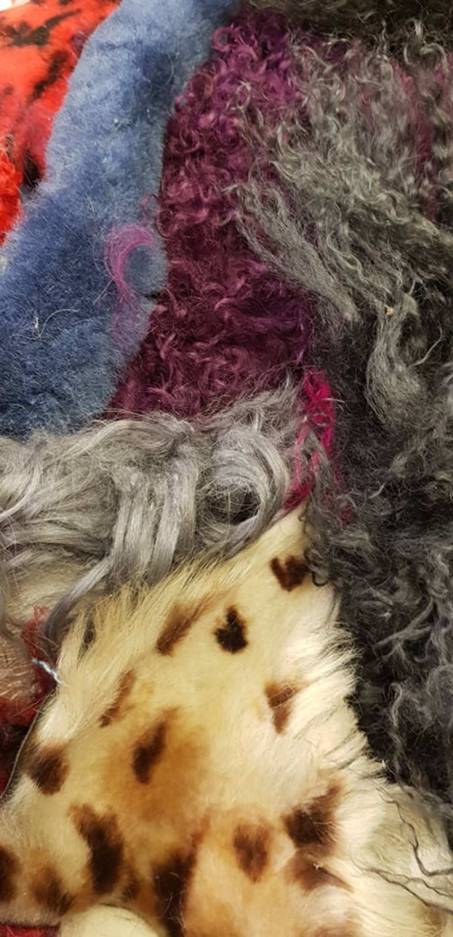 Fur Scraps 200g, 7.5 Oz Bag of Mixed Fur Scraps, Fur Offcuts, Fur ...