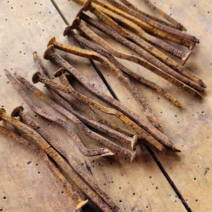 OLD RUSTY NAILS Hand Forged ,set of 20 Rusty Nails From Old Polish ...