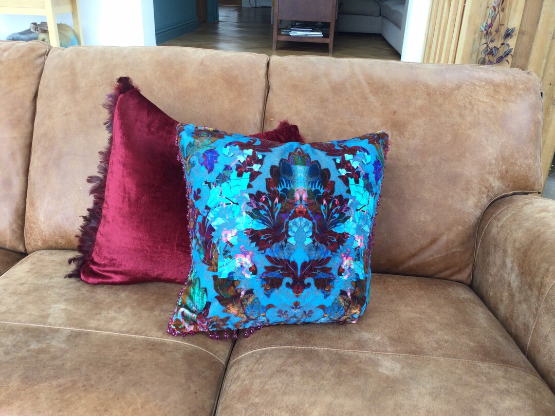 Sumptuous and Stylish This Blackpop Orpheus Velvet Printed - Etsy UK