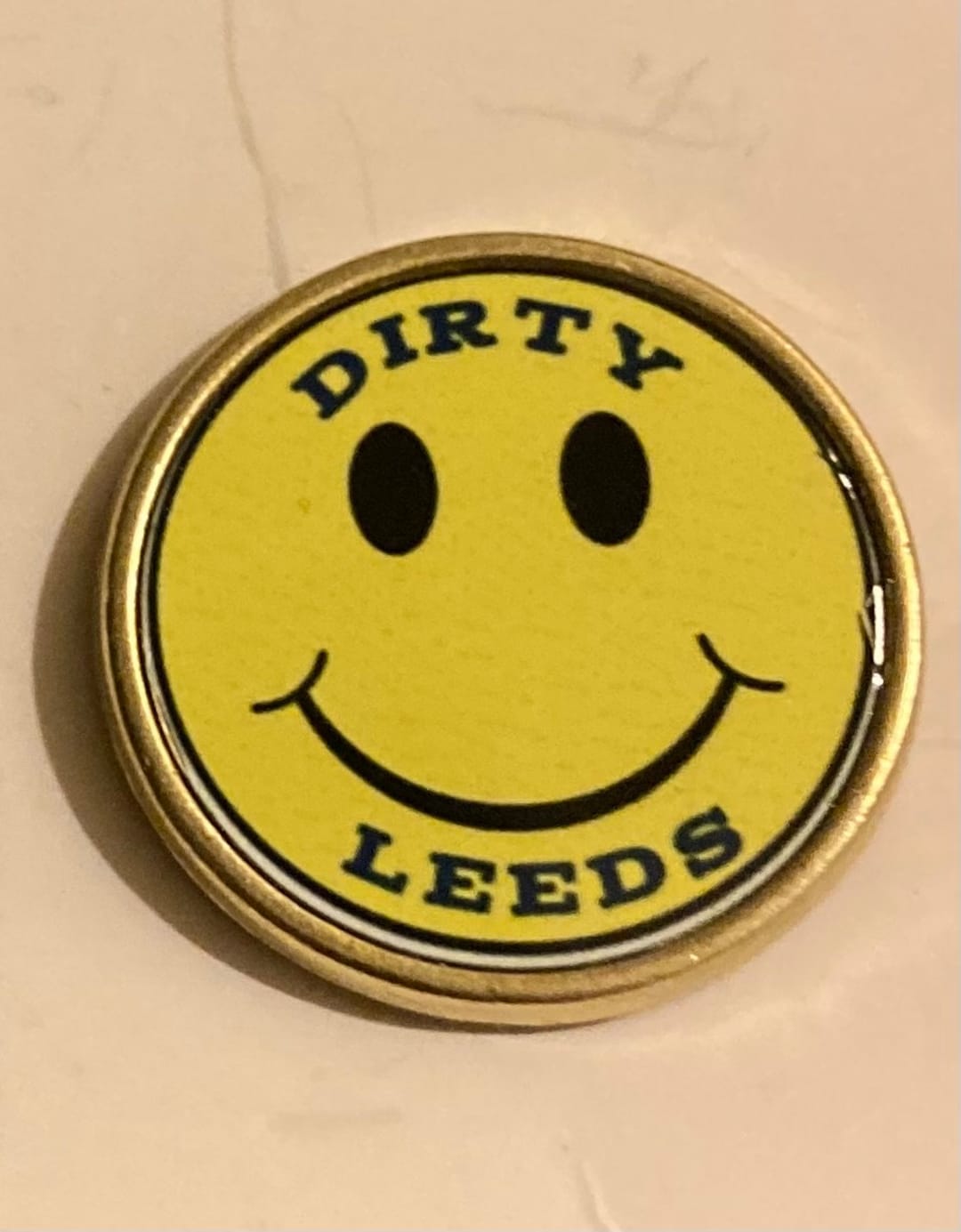 Leeds United Smiley Face Dirty Leeds Badge - Etsy