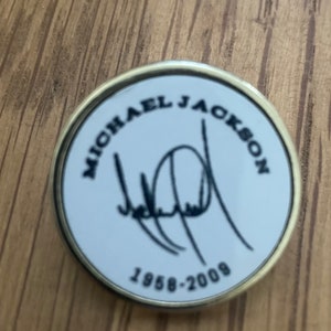Michael Jackson Signature Badge - Etsy