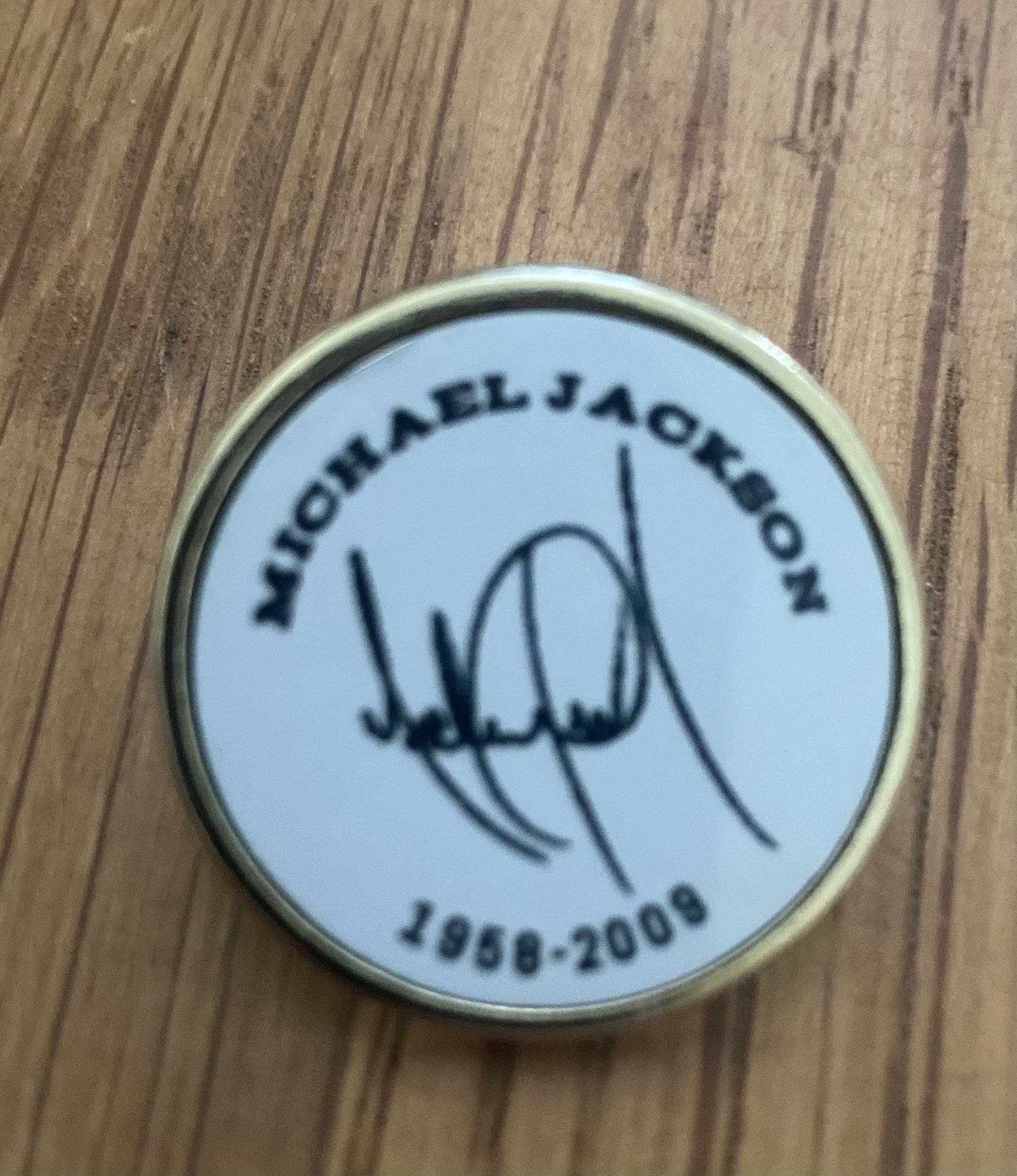 Michael Jackson Signature Badge - Etsy
