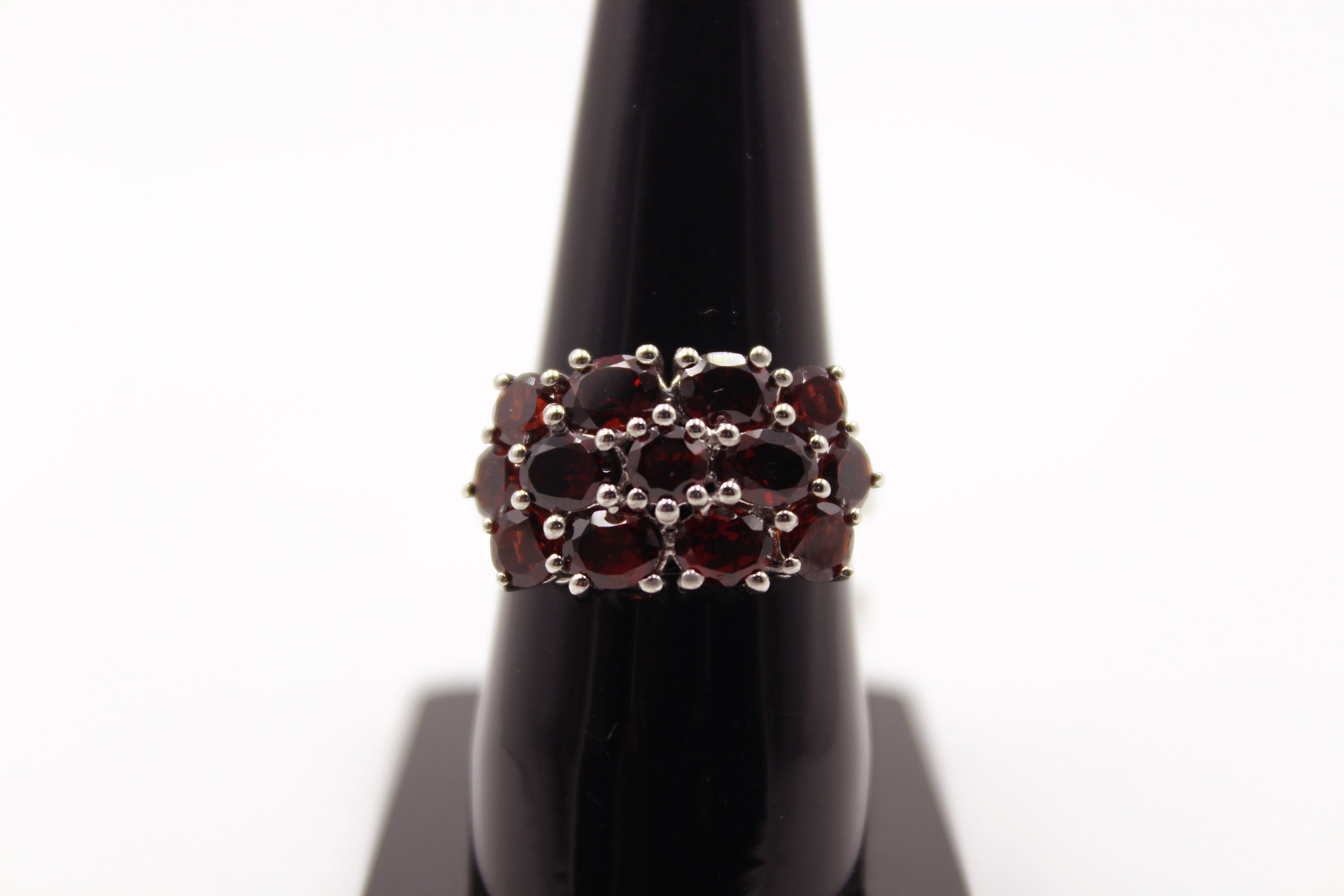 Natürlicher Granat Ring Silber Granat Ring Granat Ehering - Etsy.de