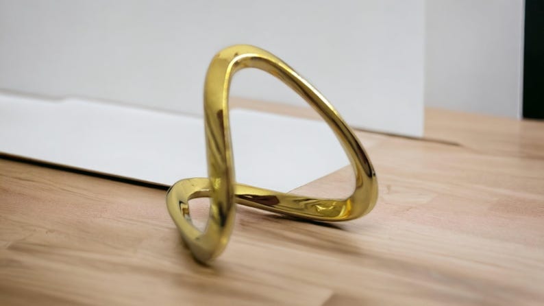 14k Solid Gold U Shape Stacking Ring - Minimalist Chevron Ring - Etsy ...