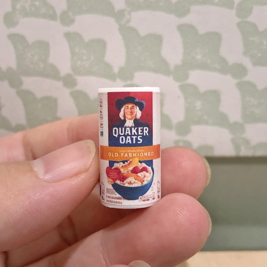 1:12 Dollhouse Miniature Quaker Oats Oatmeal Dollhouse Food - Etsy