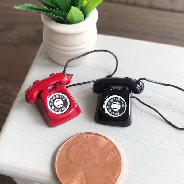 Miniature Telephone - Etsy