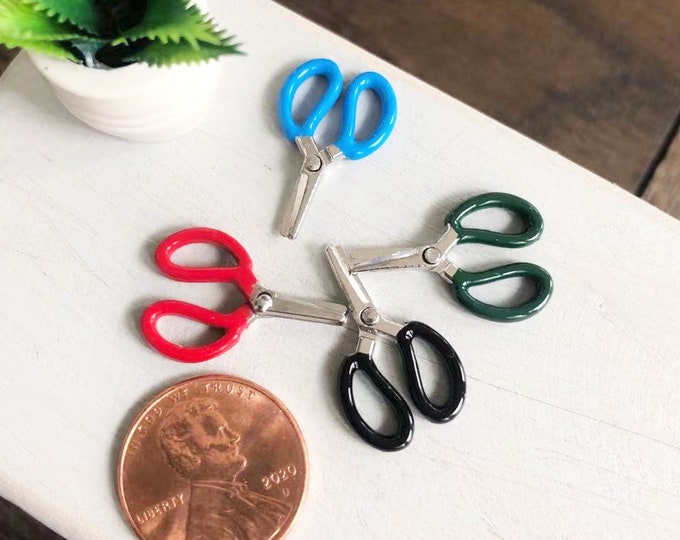 Miniature Scissors - Dollhouse Scissors - Toy Scissors - Dollhouse ...