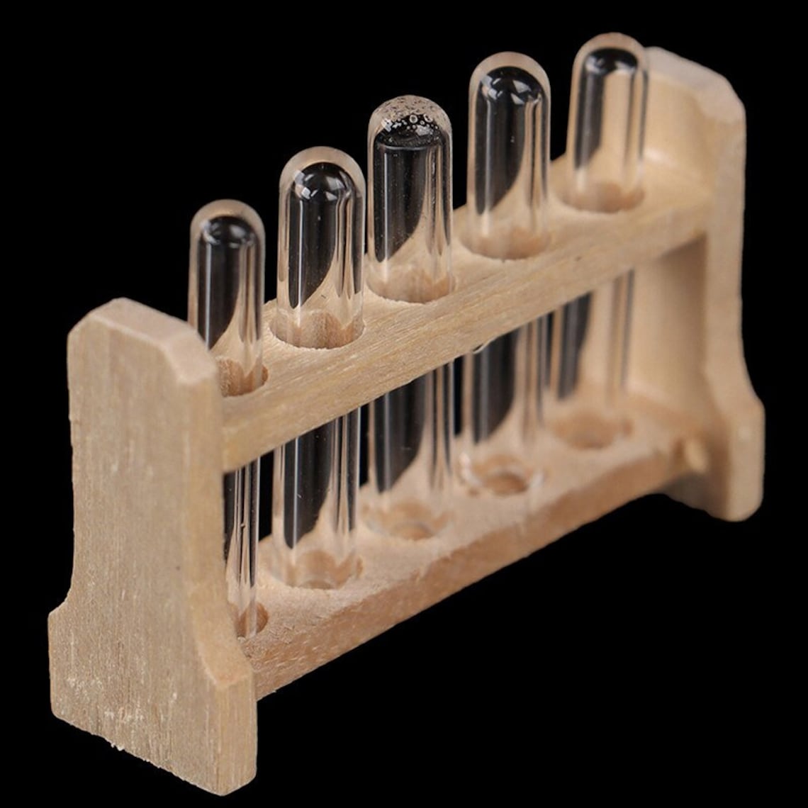 1:12 Dollhouse Miniature Test Tubes and Rack Set Miniature Lab | Etsy