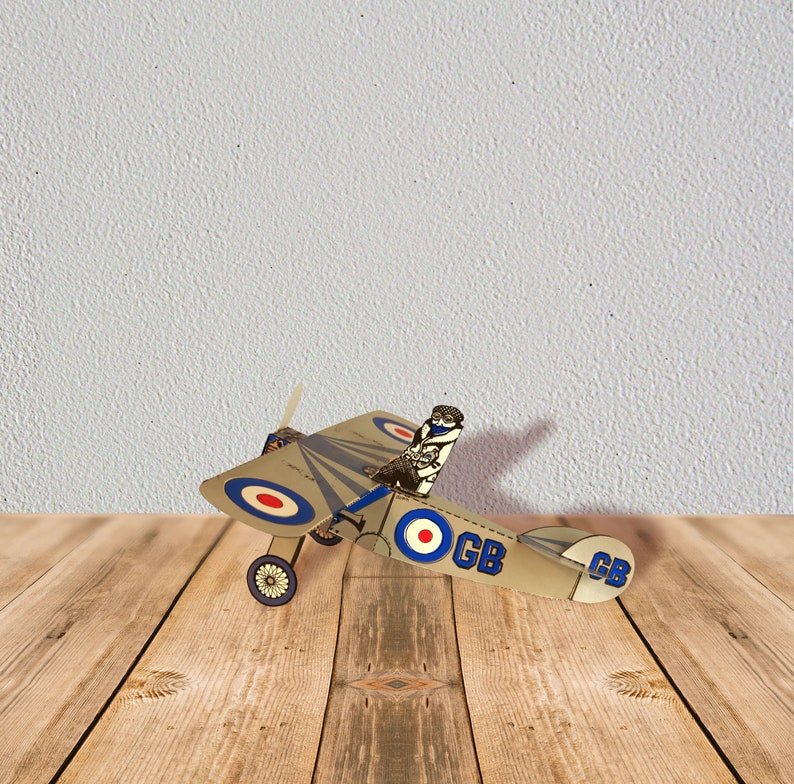 A Flying Machine Cardboard Cutout Toy 1977 - Etsy