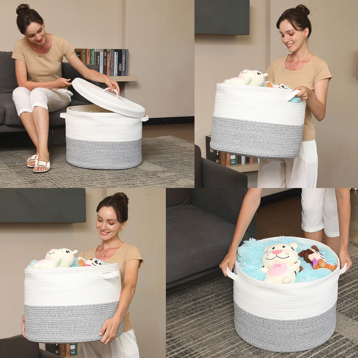 20 X 20 X 15 Extra Large Storage Basket With - Etsy